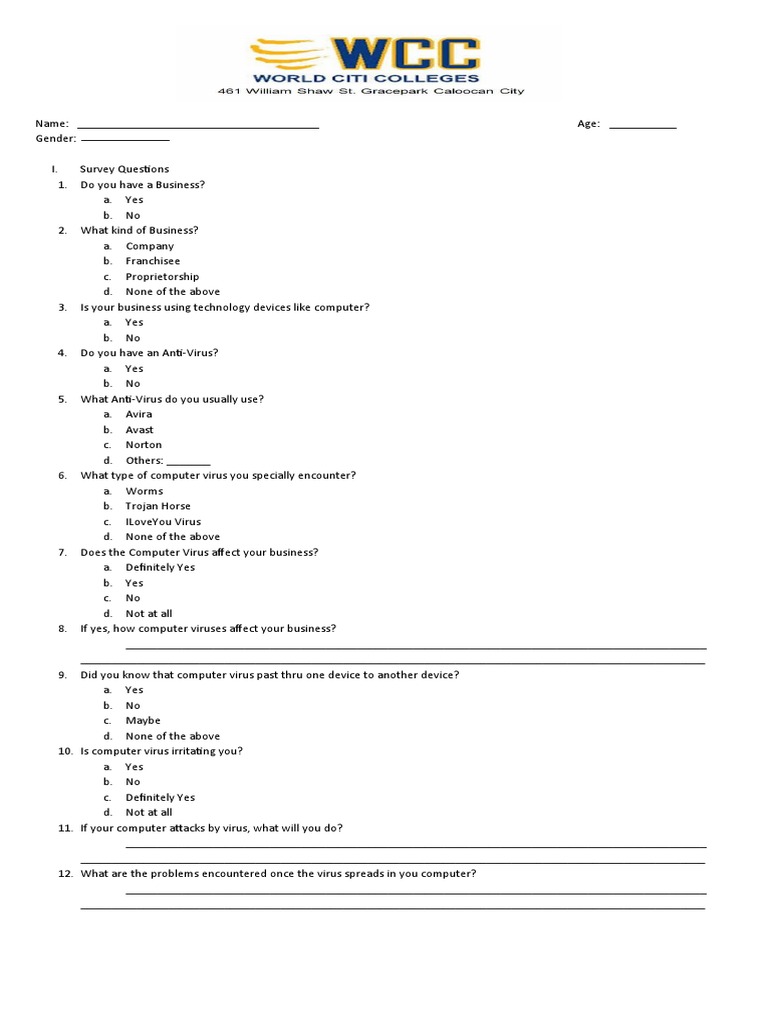 Survey Eng2 | PDF