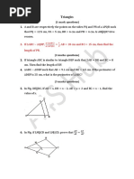 Circle Theorem CSEC Questions | PDF | Circle | Angle