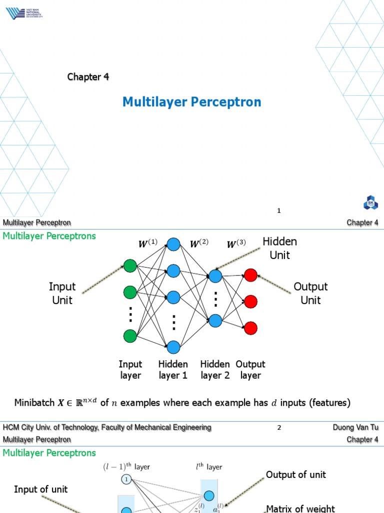 Ch4 Multilayer Perceptron Pdf Computer Programming Algorithms And Data Structures