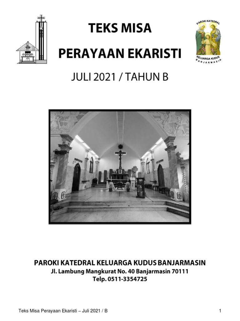 Teks Misa Bulan Juli 2021 PDF | PDF