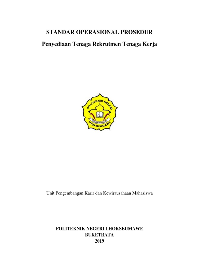 Contoh SOP-Rekrutmen | PDF