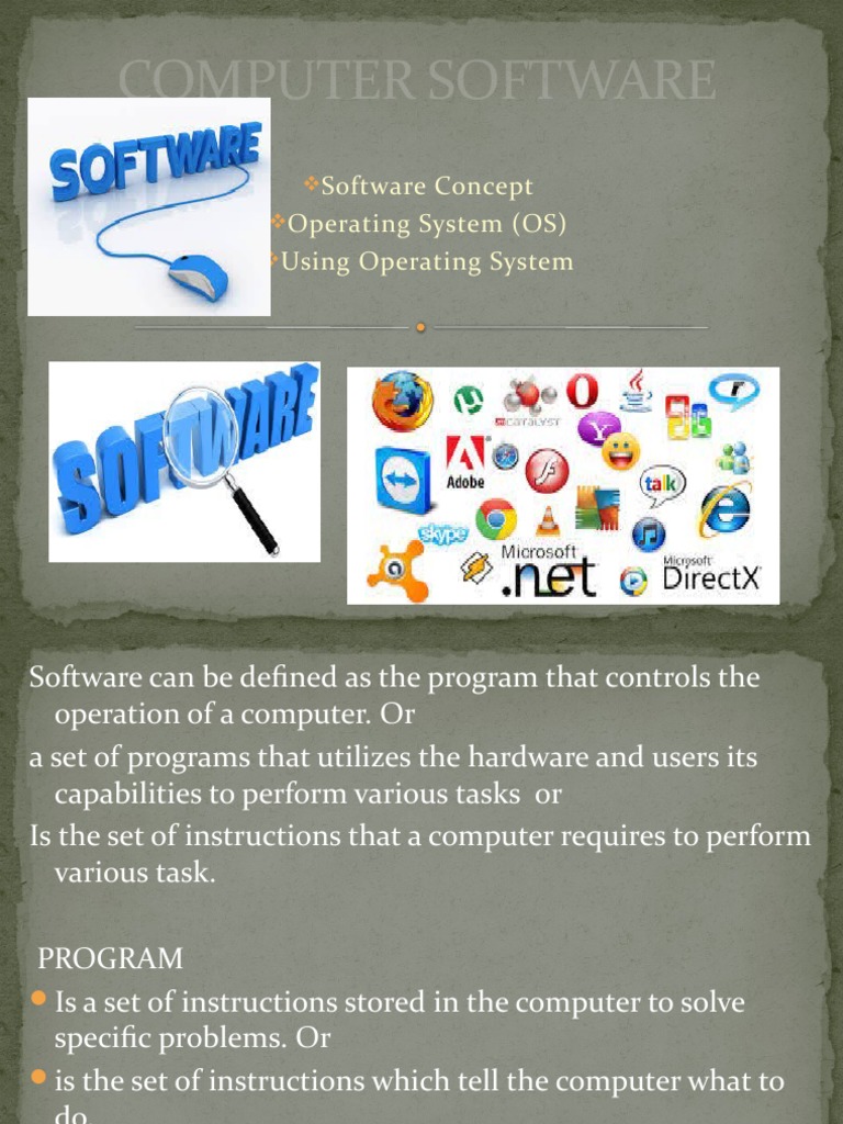 Chapter 3-Computer Software | PDF | Operating System | Process (Computing)