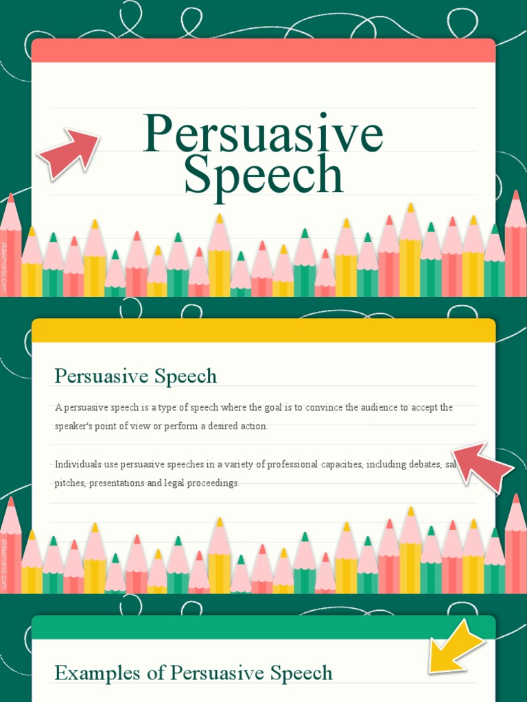Persuasive Speech | PDF | Career & Growth