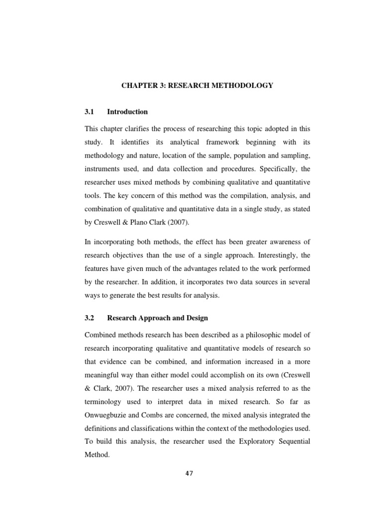 3171231-Chapter 3 | PDF | Survey Methodology | Methodology