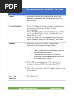 4 Contoh SOP HRD SDM PERSONALIA Dan Cara Mudah Membuatnya | PDF