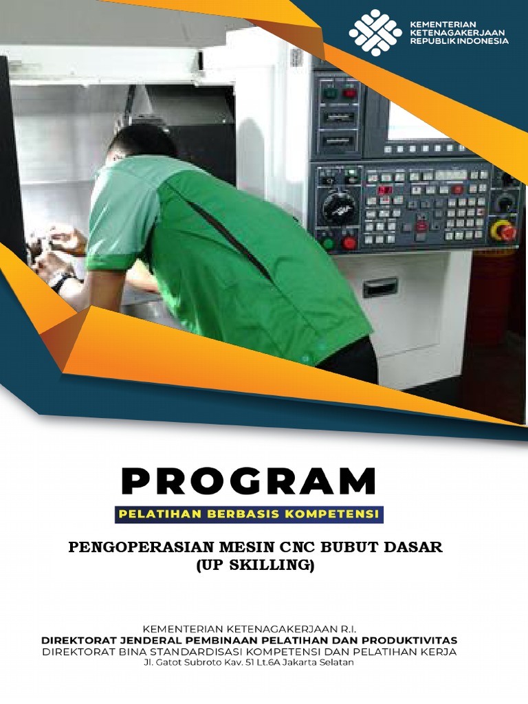6.Pengoperasian Mesin CNC Bubut DASAR (UpSkilling INSTRUKTUR) 80JP | PDF