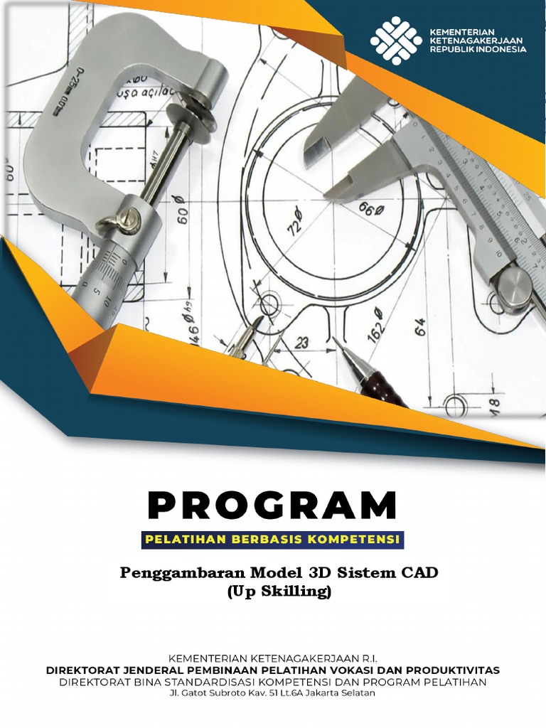 3.PEMBUATAN MODEL 3D DENGAN SISTEM CAD (UpSkilling INSTRUKTUR) 80jp | PDF