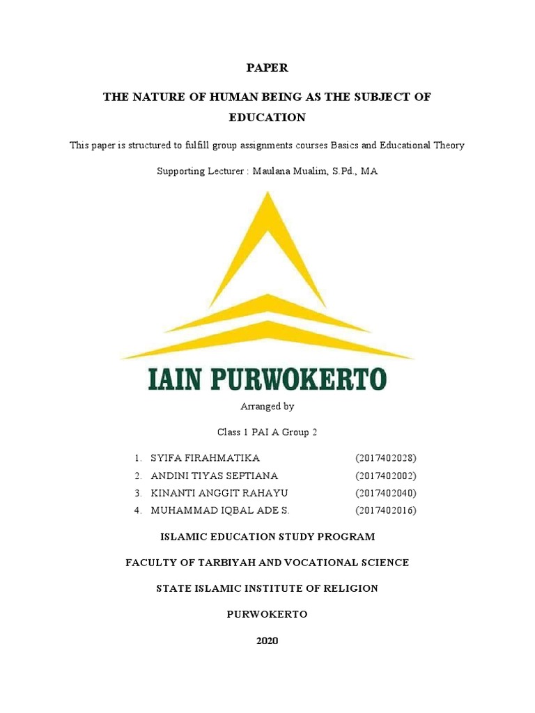 Makalah DDTP Kelompok 2 | PDF | God In Islam | Human