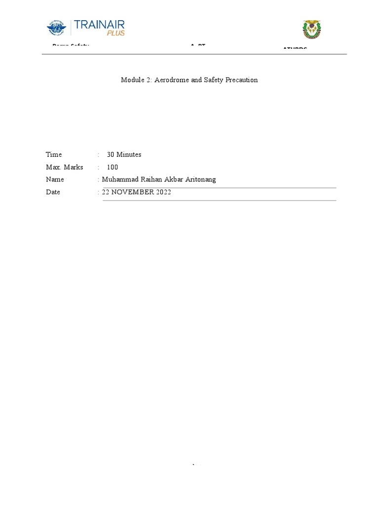 Progress Test Module 2.1 - Muhammad Raihan Akbar Aritonang | PDF ...