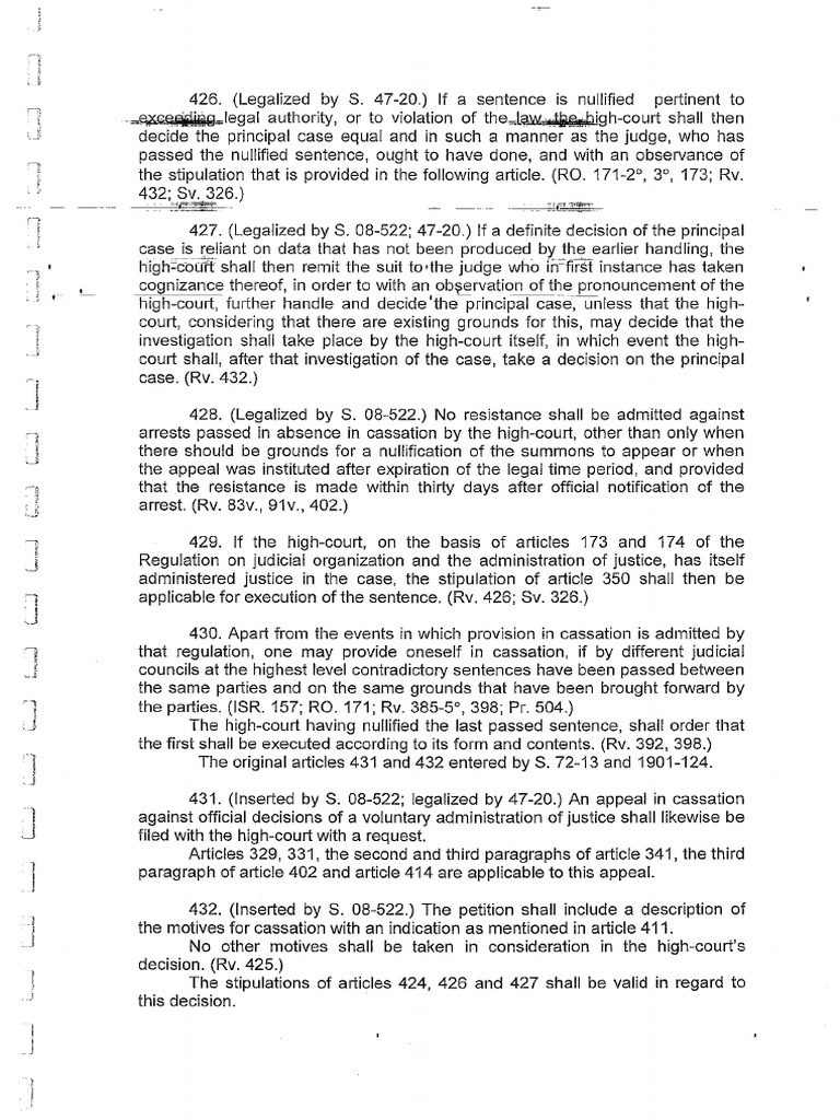 RV - Pasal 431 PDF | PDF | Courts | Justice