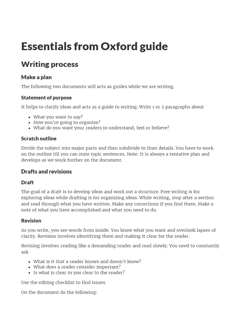 Writing Process Essentials Guide | PDF | Logic | Analogy