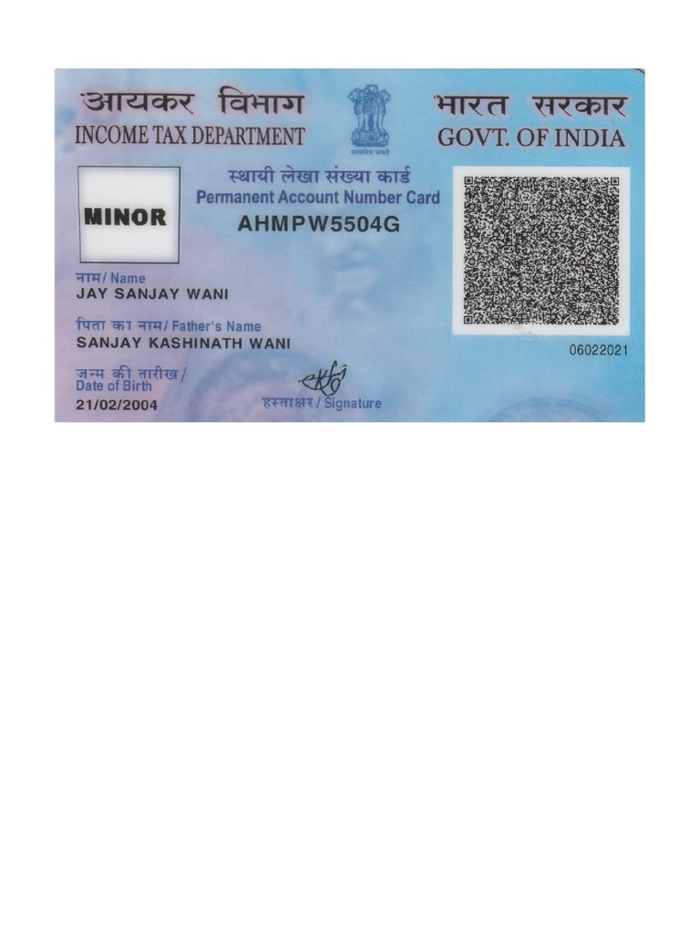 Pan Card-JK PDF | PDF