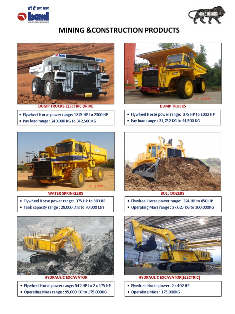BEML Product Vehicle | Download Free PDF | Vehicles | Transport