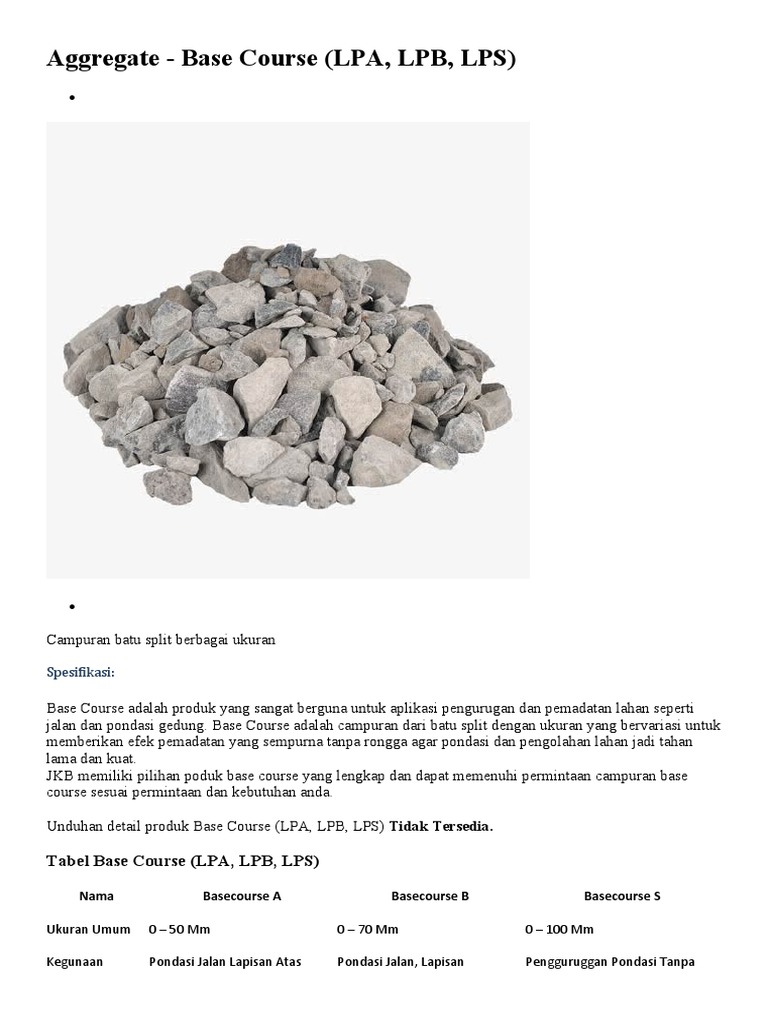 Base Course A & B | PDF