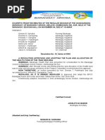 Meeting of Lupon | PDF | Government