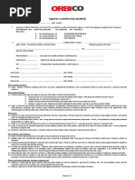 Tekst Izjave o Pref - Porijeklu | PDF