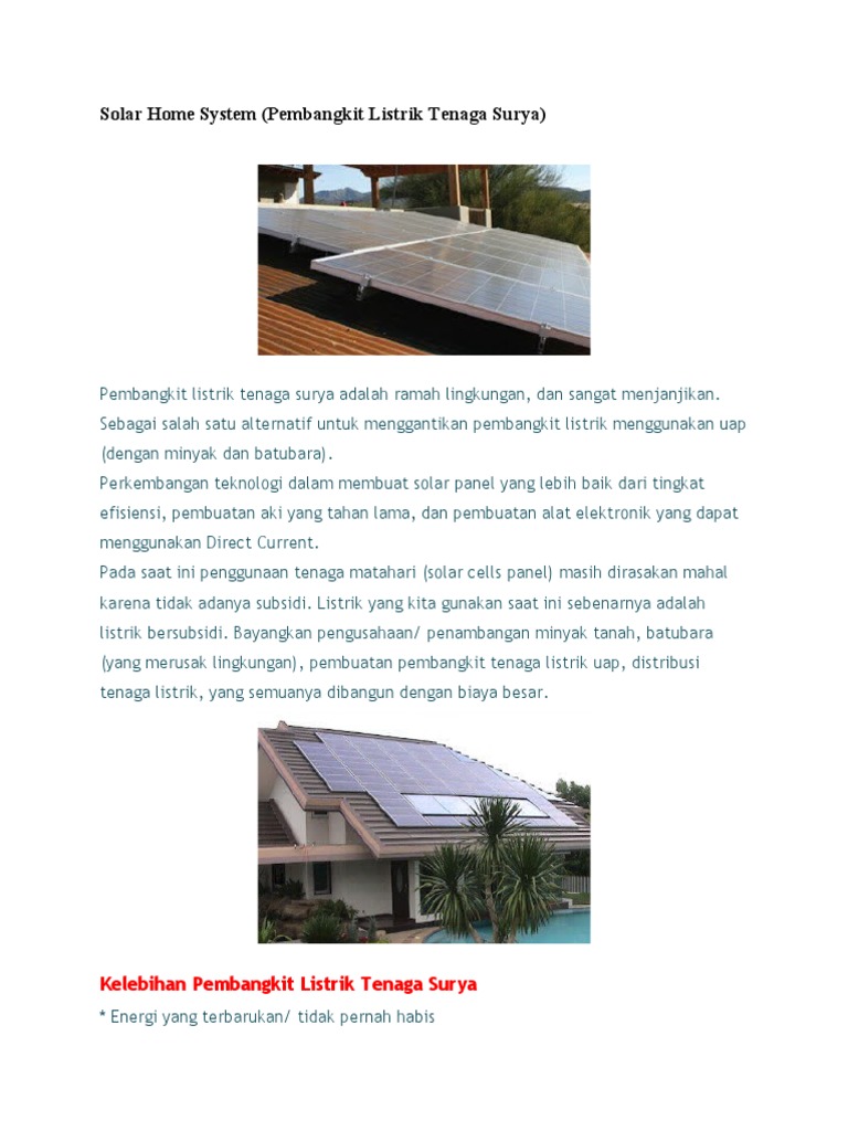 Solar Home System | PDF