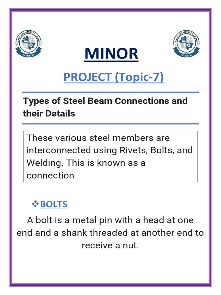 Faizal Minor Project PDF | PDF | Beam (Structure) | Screw