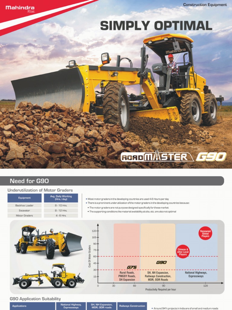 Grader-G90 Mahindra PDF | PDF