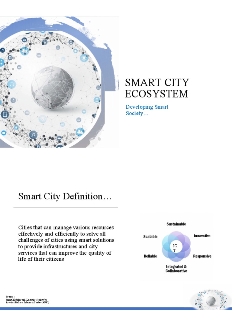 Smart City Ecosystem Development Guide | PDF | Infrastructure | Economies