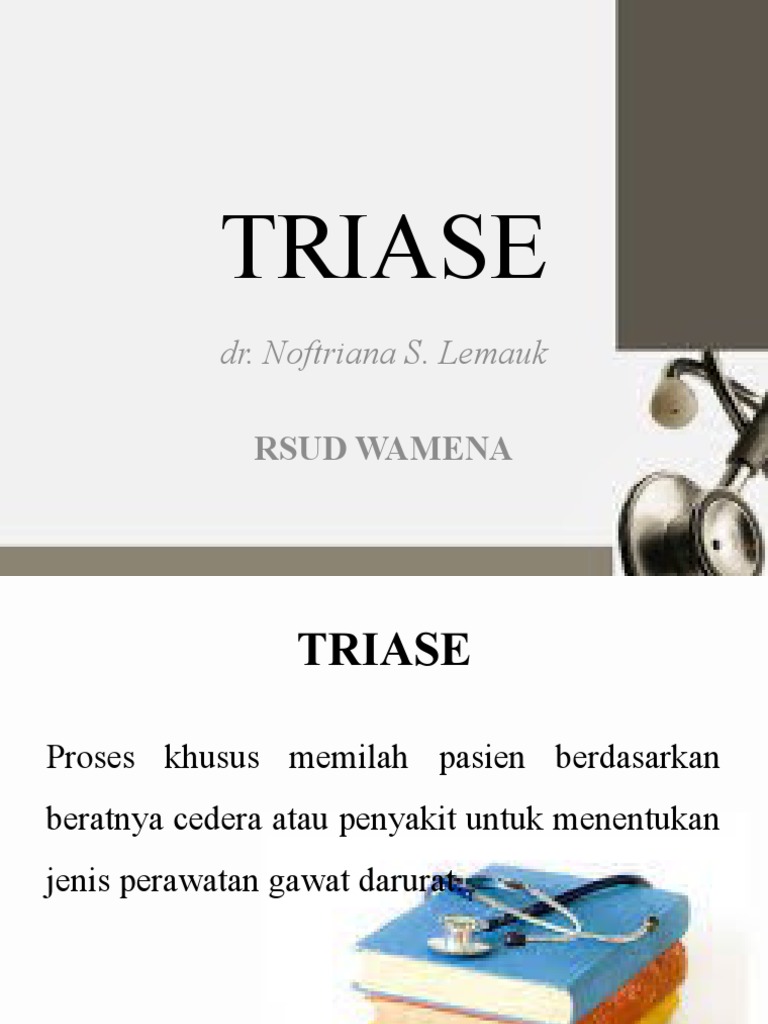 PPT Triase | PDF