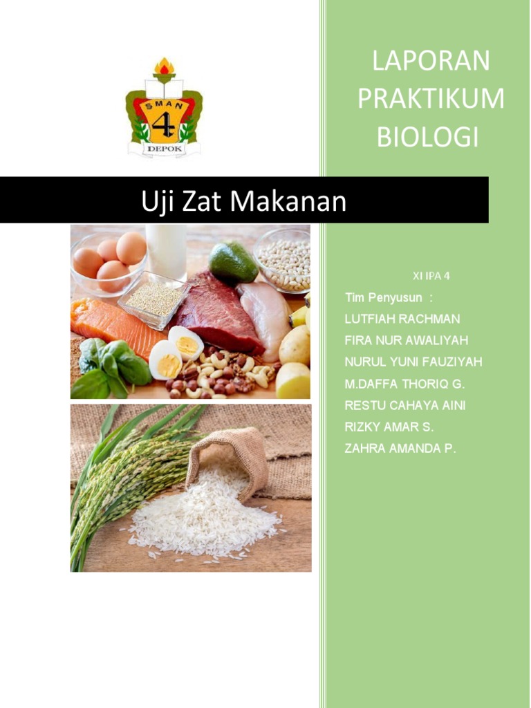 Uji Zat Makanan | PDF