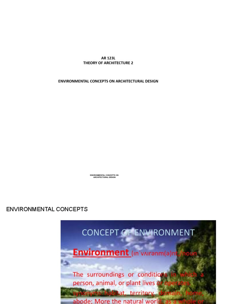 The Basic of Green Architecture | PDF | Sustainable Architecture ...