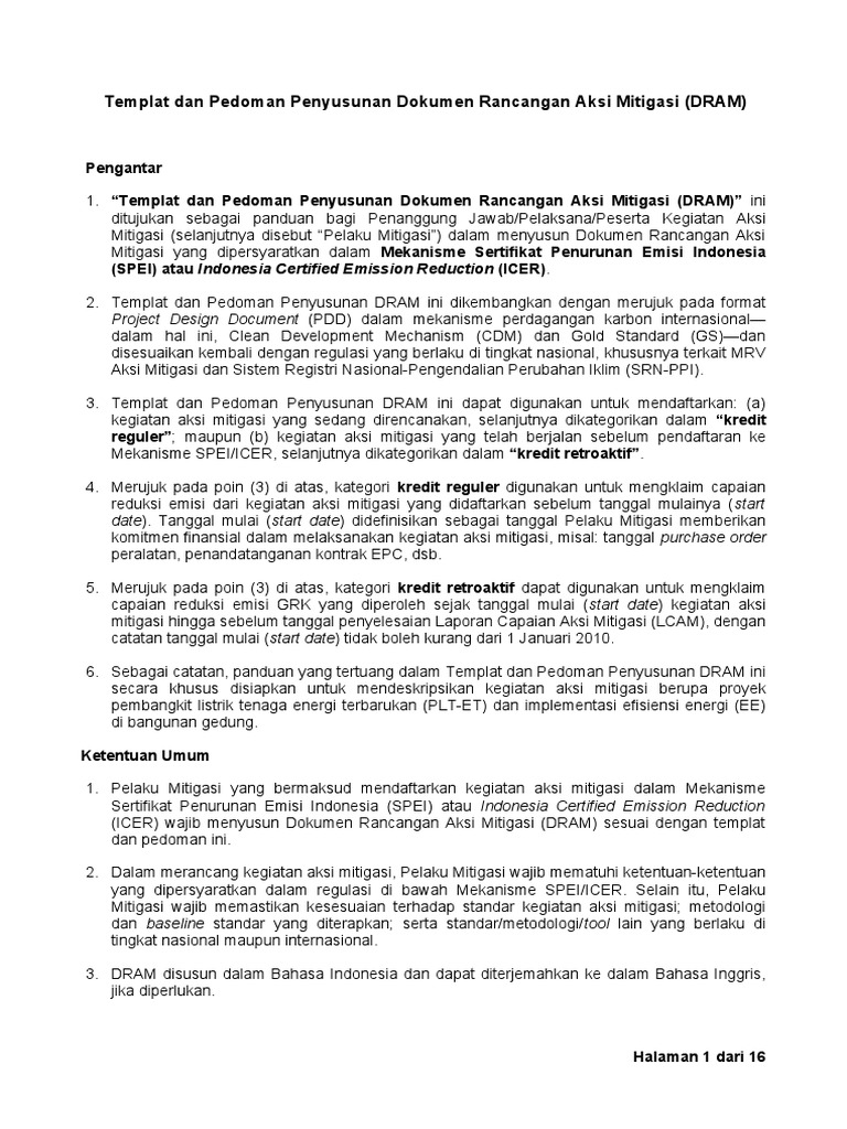 Template Laporan Perencanaan | PDF