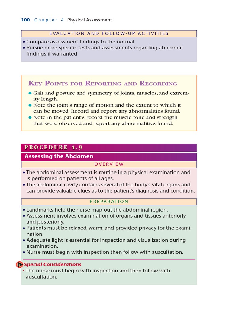 Assessing The Abdomen | PDF | Physical Examination | Abdomen