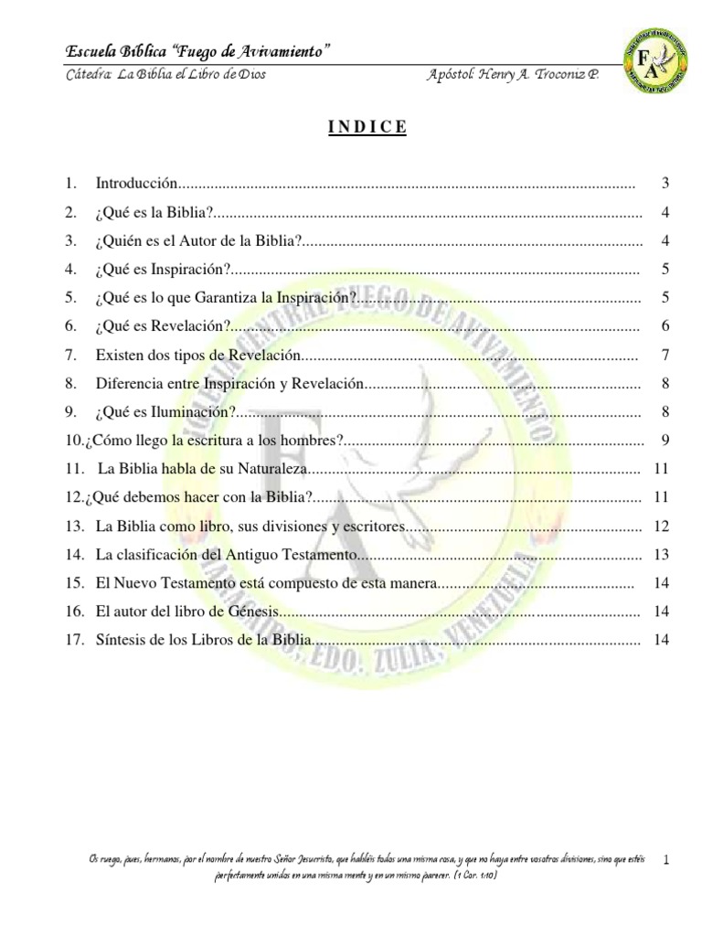 La Biblia El Libro de Dios | PDF | Biblia | Libros de crónicas