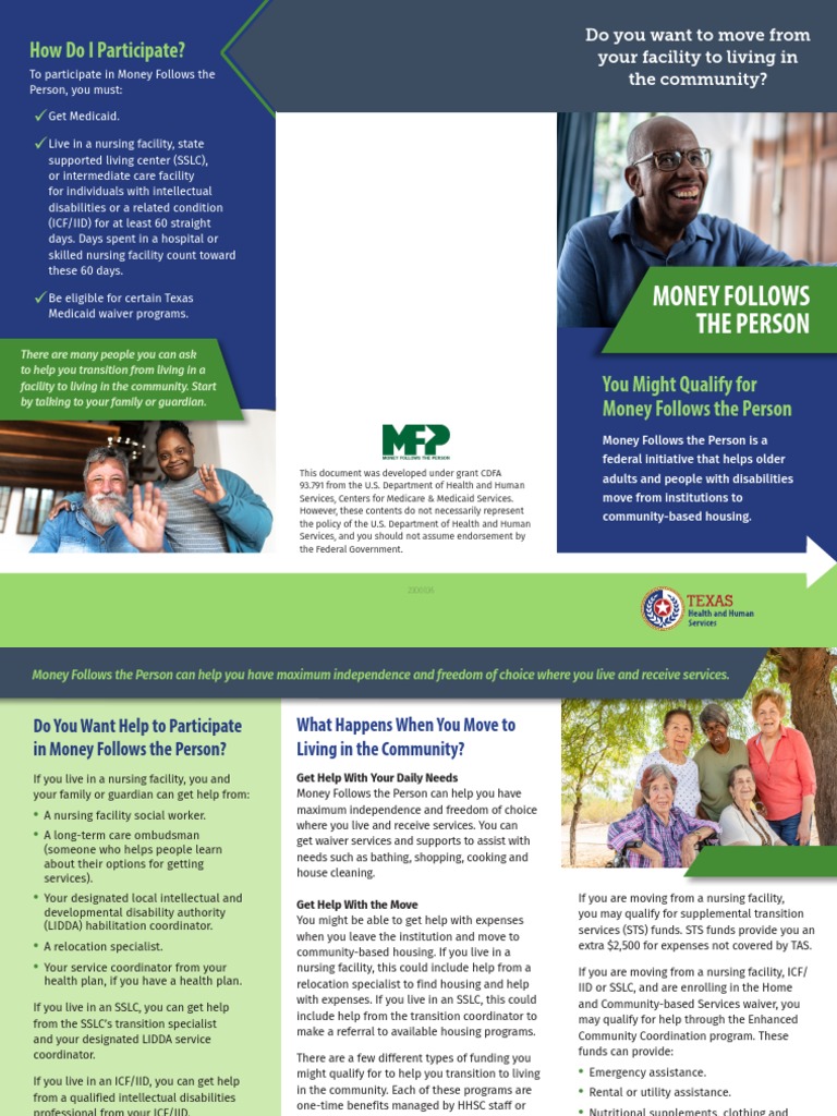 23D0036 Money Follows The Person | PDF | Medicaid | Humanitarian Aid