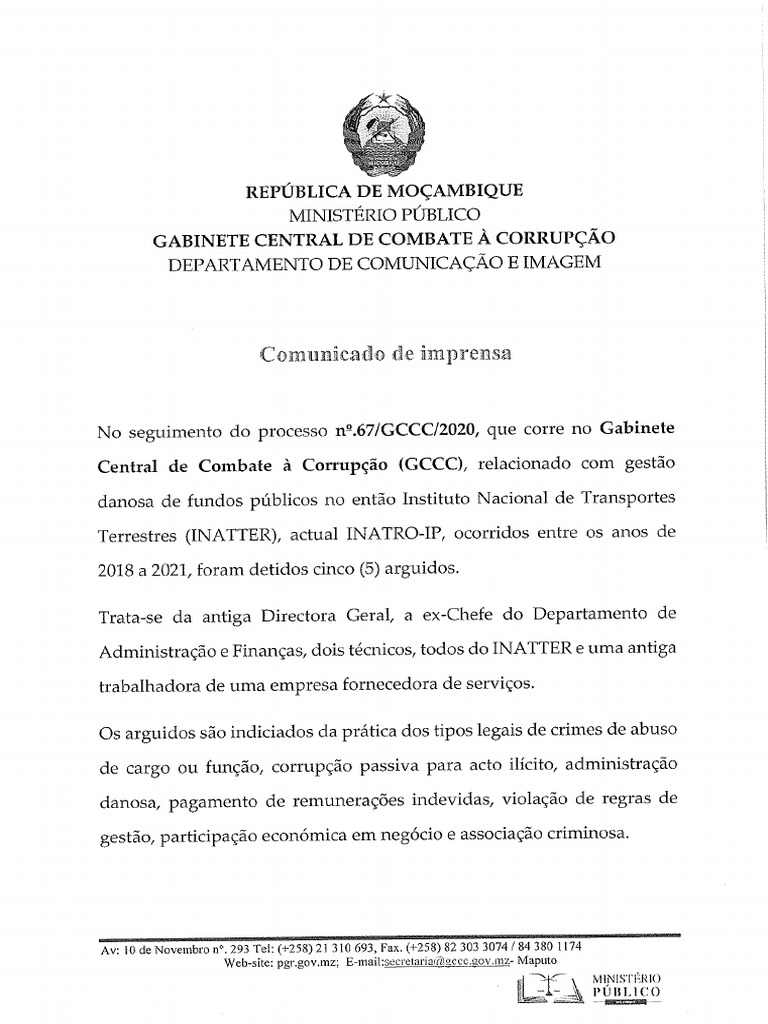 Comunicado INATTER | PDF