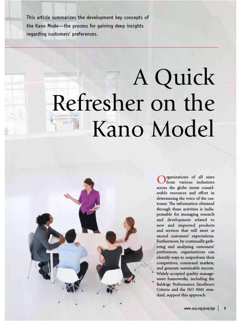 Understanding the Kano Model | PDF | Career & Growth | Business