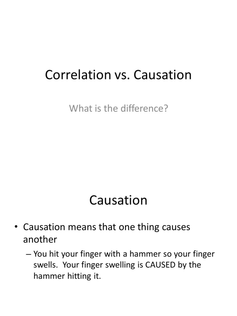 Correlation vs. Causation | PDF | Data Analysis | Multivariate Statistics