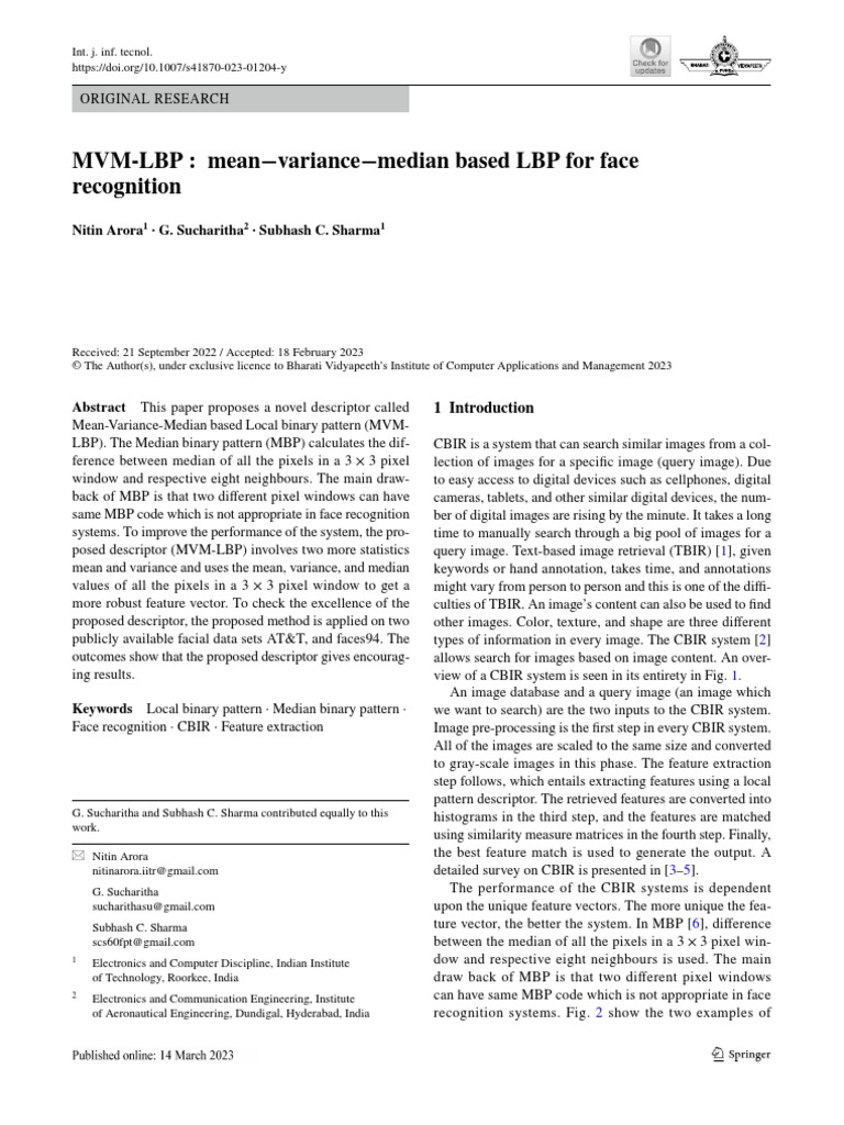 MVM LBP | PDF | Computing