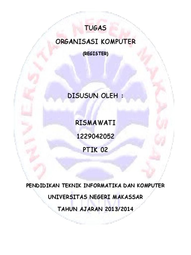 Organisasi Komputer (Register).docx | PDF