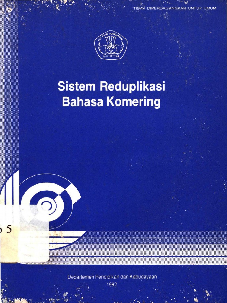 Sistem Reduplikasi Bahasa Komering PDF | PDF