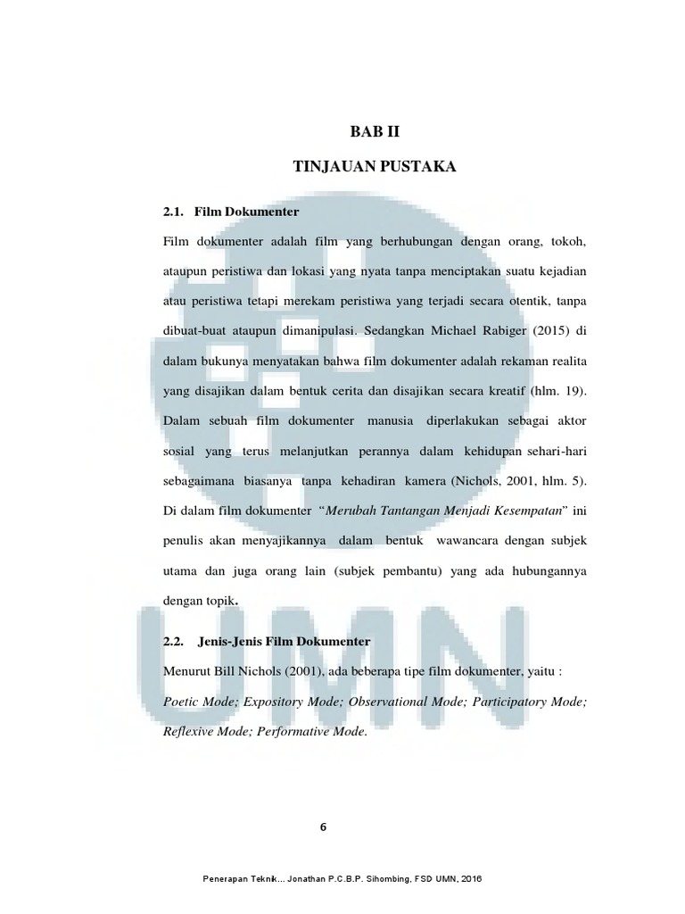 Jenis Film Dokumenter | PDF