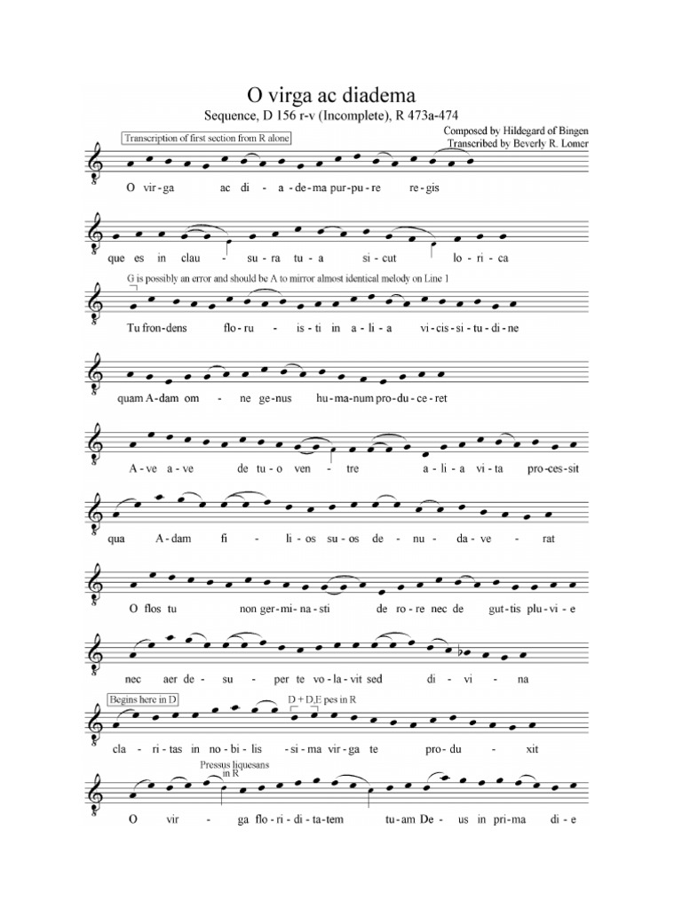 O Virga Ac Diadema Pdf Pdf
