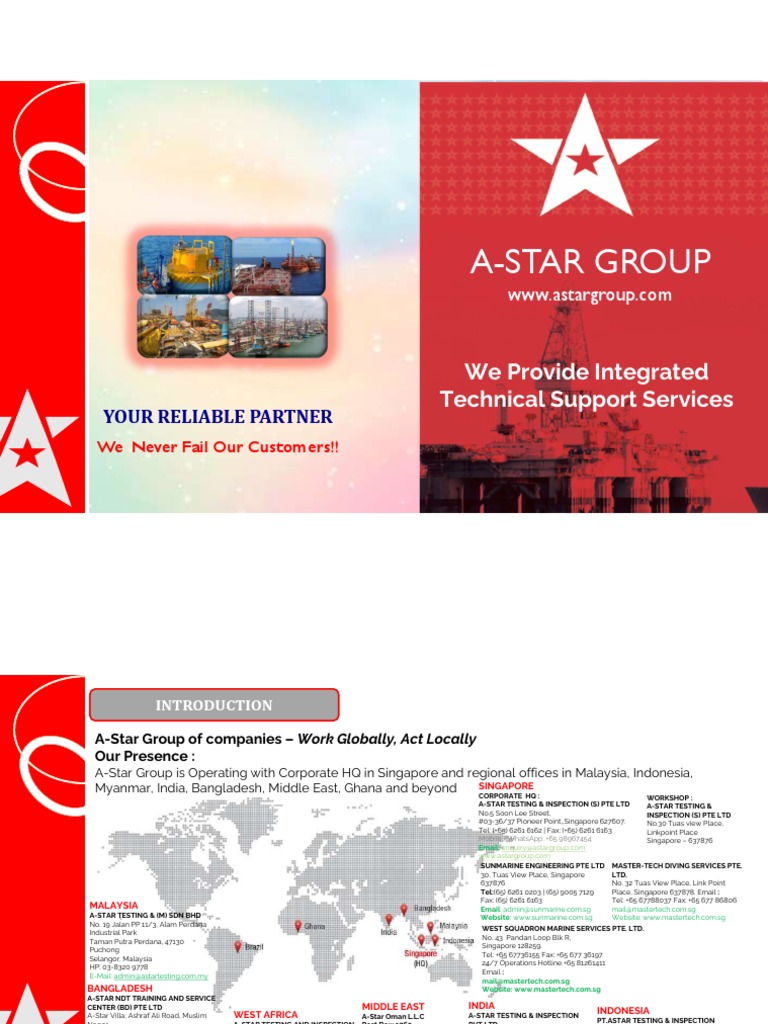 A-Star Testing and Inspection INDIA 2022 PDF | PDF | Nondestructive ...