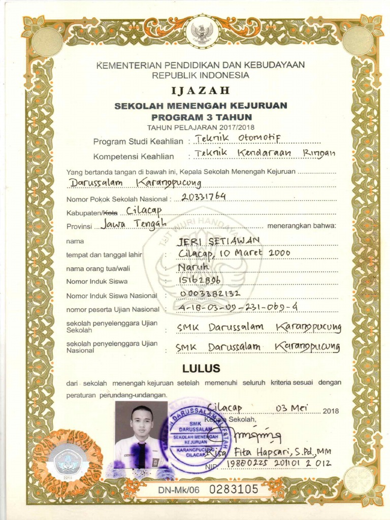 Ijazah Jeri | PDF