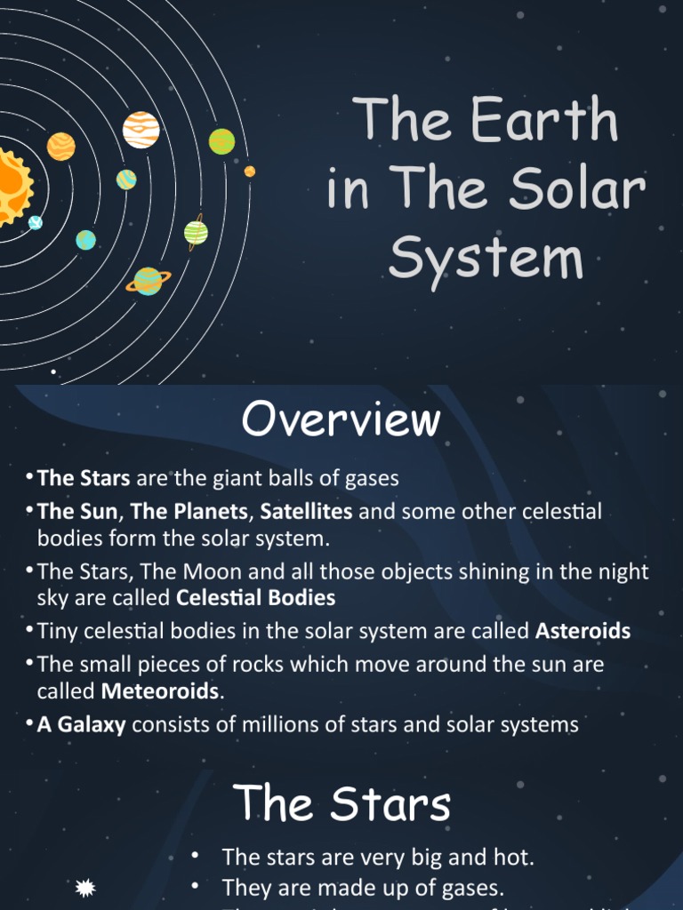 The Earth in The Solar System | PDF | Planets | Solar System