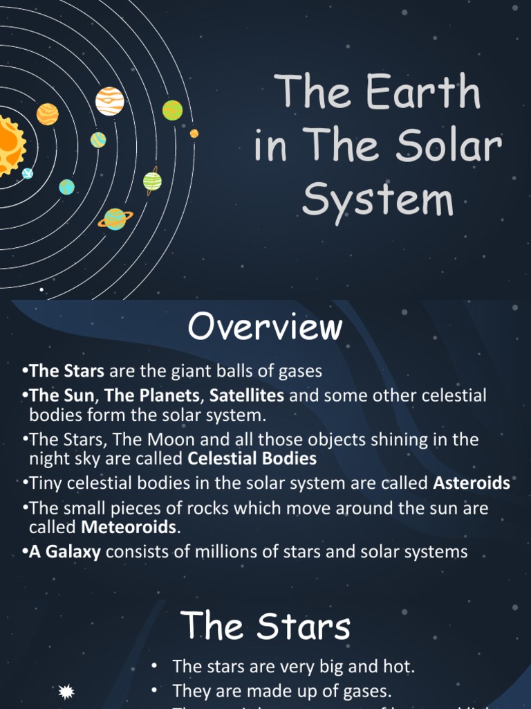 The Earth in The Solar System | PDF | Solar System | Planets