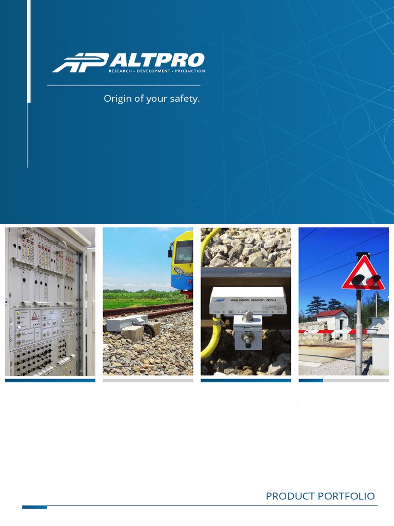 Altpro Product Portfolio Eng | PDF | Train | Rail Transport