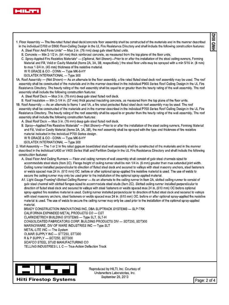 Firestop Application Handbook (Macau) - Part-9 PDF | PDF | Drywall ...