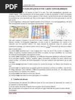 Courbes de Niveau | PDF | Altitude | Topographie
