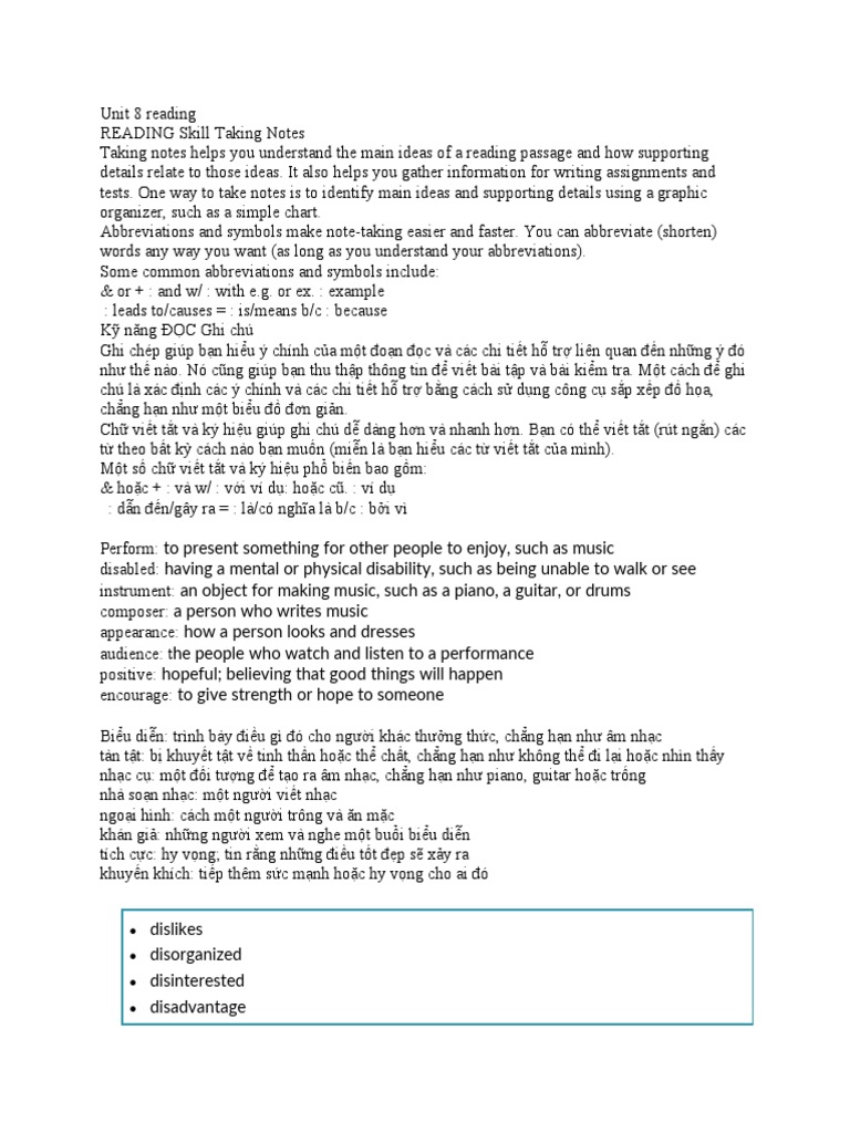 Unit 8 Reading | PDF