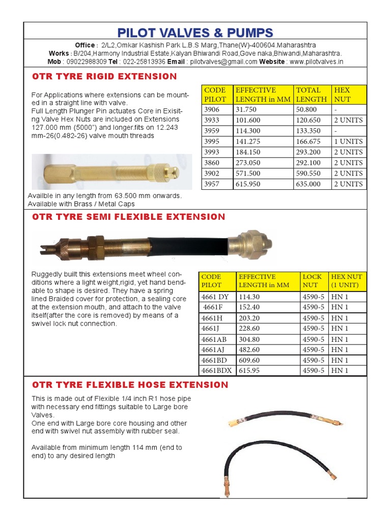 Pilot2 Front | PDF | Valve | Manufactured Goods