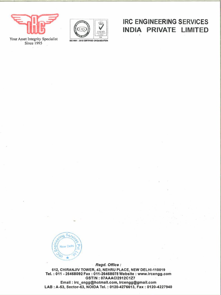 IRC Letter Head | PDF