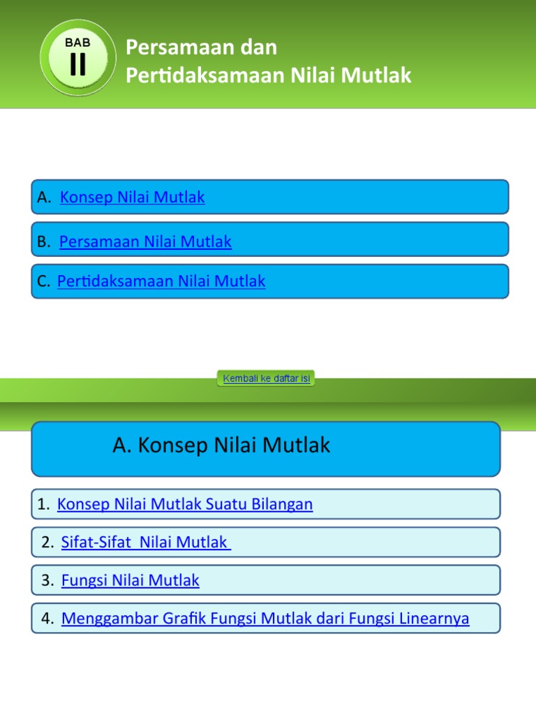 Konsep Nilai Mutlak | PDF | Sains & Matematika